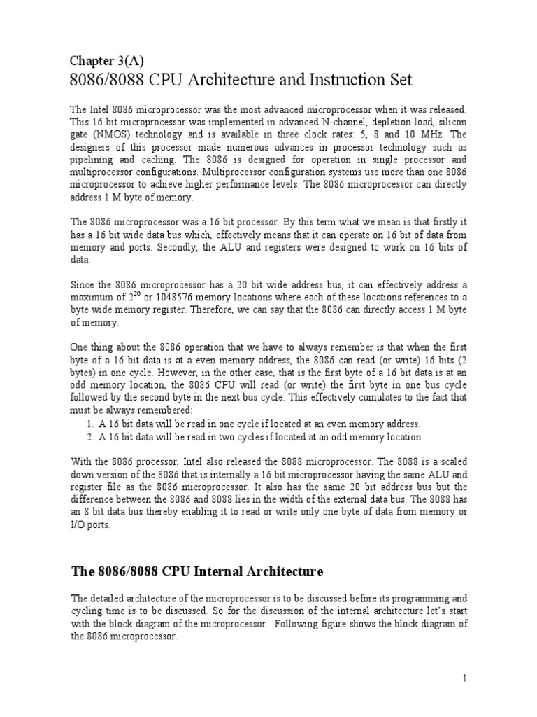 Chapter 3a-MP DSB | Download Free PDF | Central Processing Unit ...