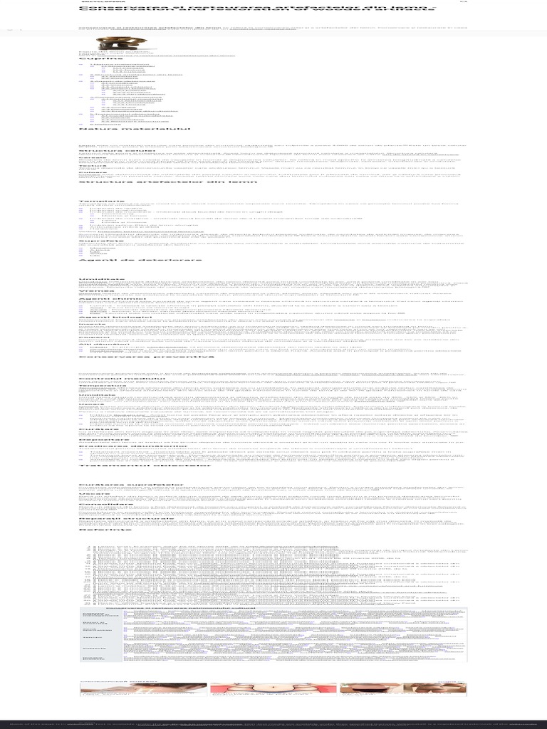 Conservarea Și Restaurarea Artefactelor Din Lemn | PDF