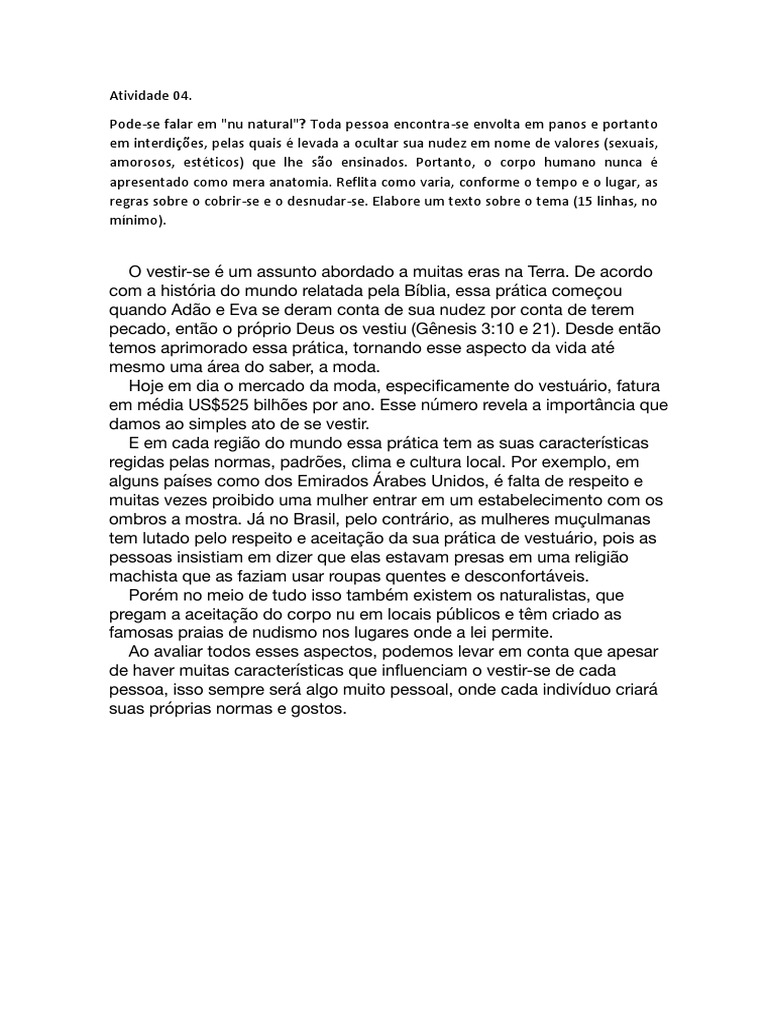Atividade 04 | PDF