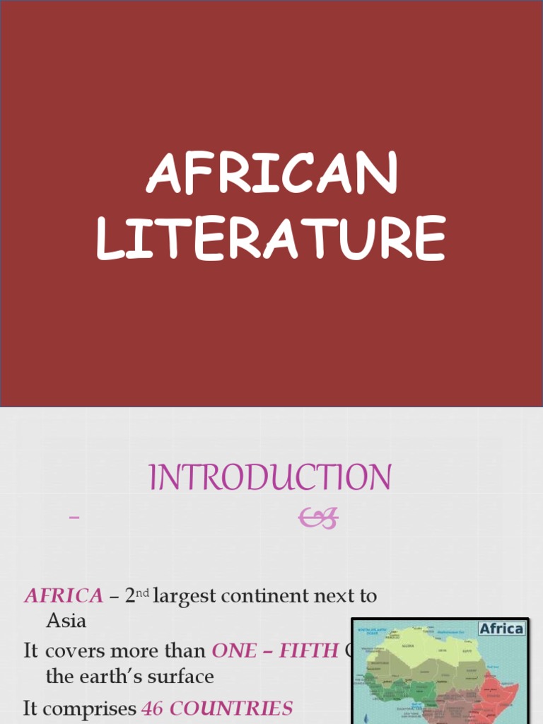 African Literature | PDF | African Literature | Africa