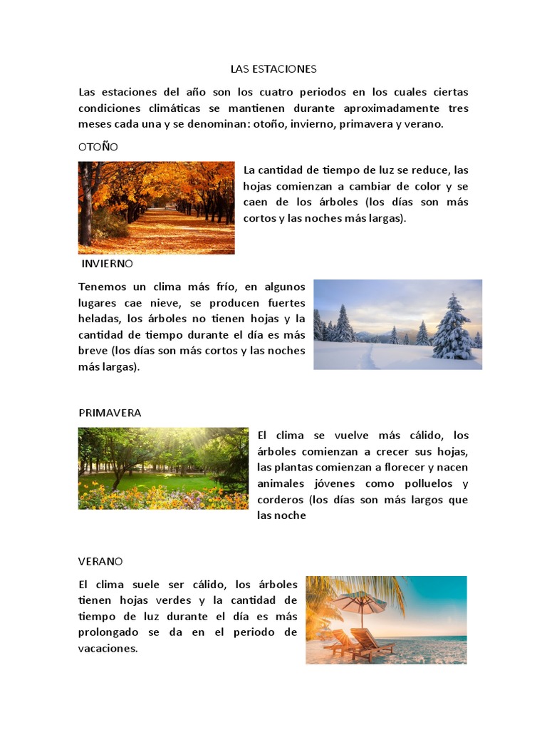 Las Estaciones | PDF