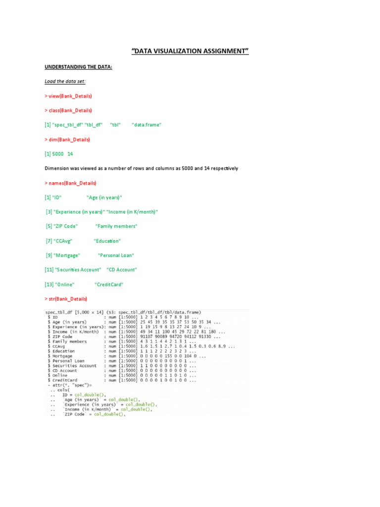 21nku14 - Data Visualization Assignment | PDF