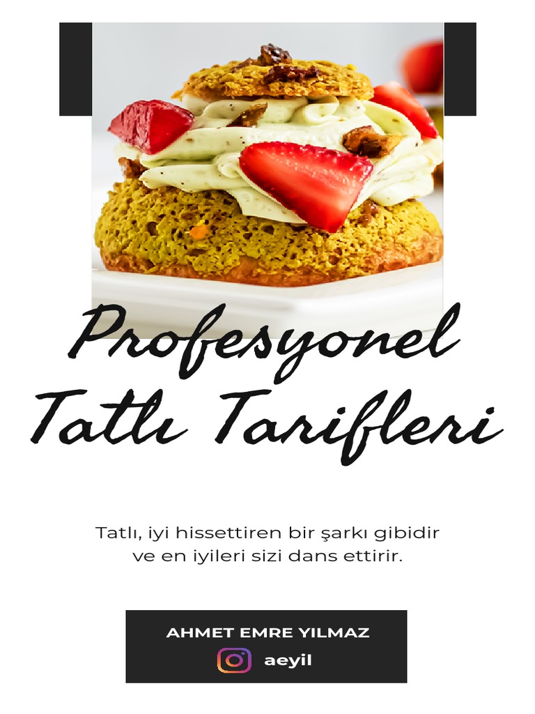 Profesyonel Tatli Tarifleri | PDF
