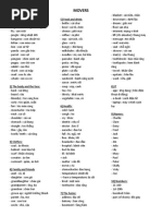 Cambridge Movers Word List | PDF
