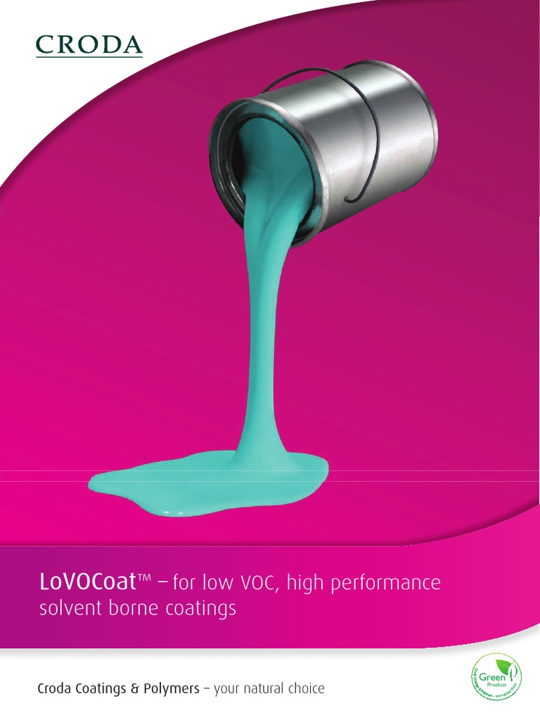 LoVOCoat - For Low VOC High Performance Solvent Borne Coatings ...