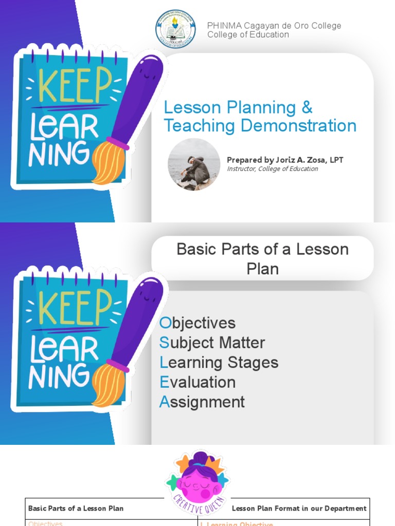 Lesson Planning for Educators | PDF | Lesson Plan | Learning