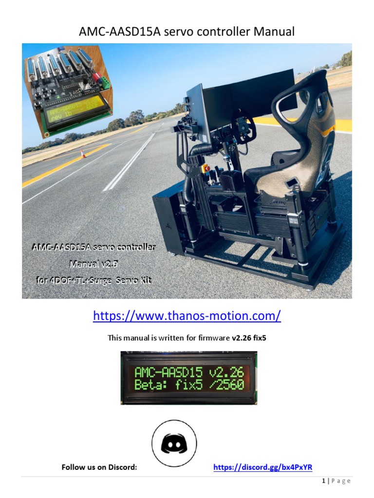 User Manual v2 9-AMC-AASD15A 4DOF+TL+Surge-SRS-Simtools | PDF | Electromagnetic Interference ...
