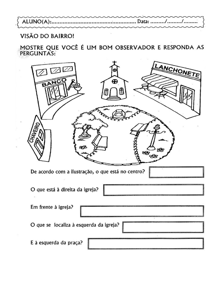 Atividade - Conhecendo A Minha Comunidade | PDF