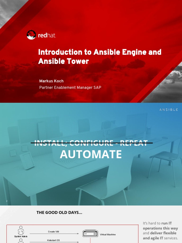 05 - Ansible and Ansible Tower Introduction | PDF | Cloud Computing | Computing