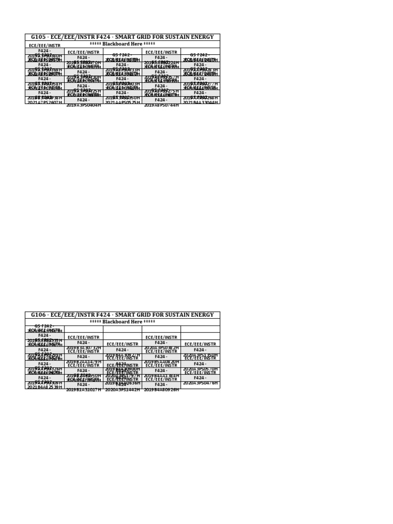 G105 - Ece/Eee/Instr F424 - Smart Grid For Sustain Energy: Blackboard ...