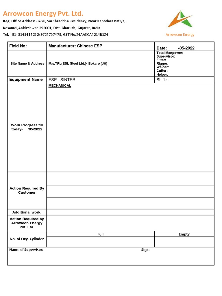 DPR ESL(TPL) | PDF