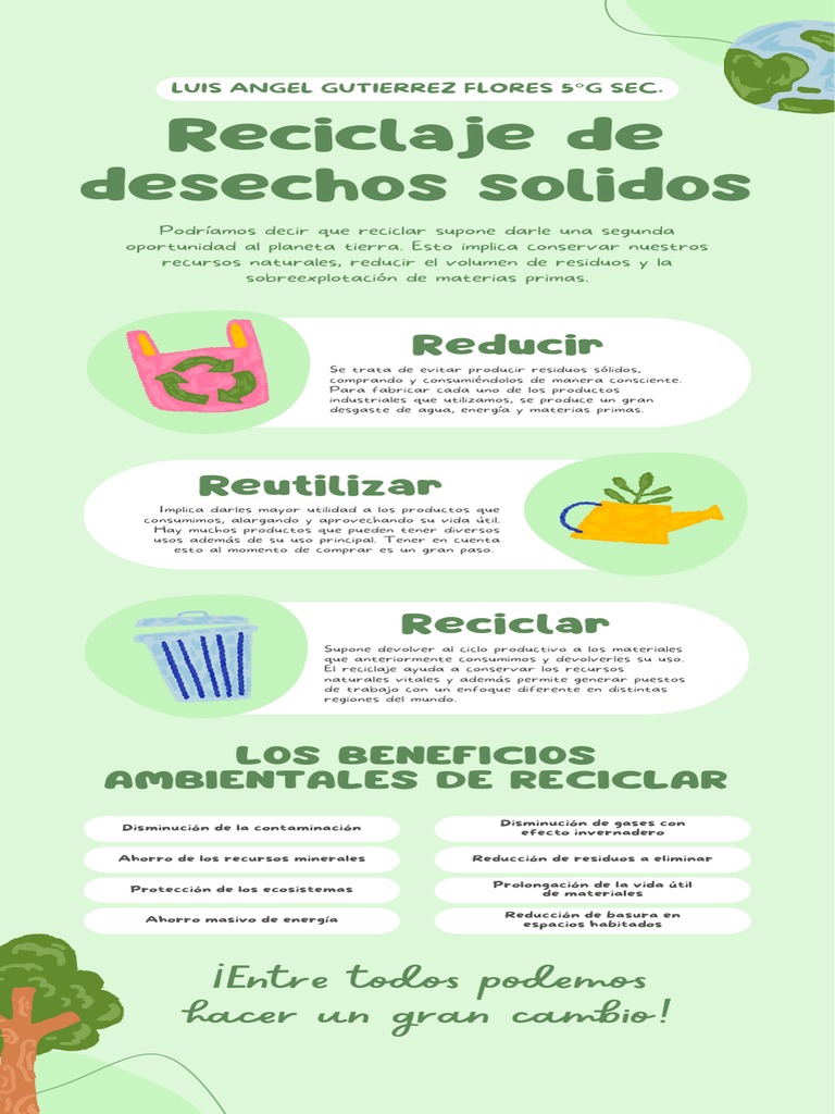 Reciclaje de Desechos Solidos | PDF | Ciencia y matemáticas