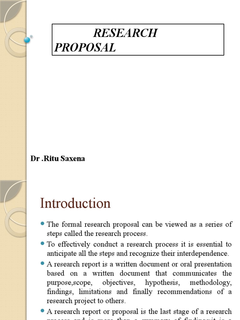 RESEARCH Proposal | PDF | Methodology | Science