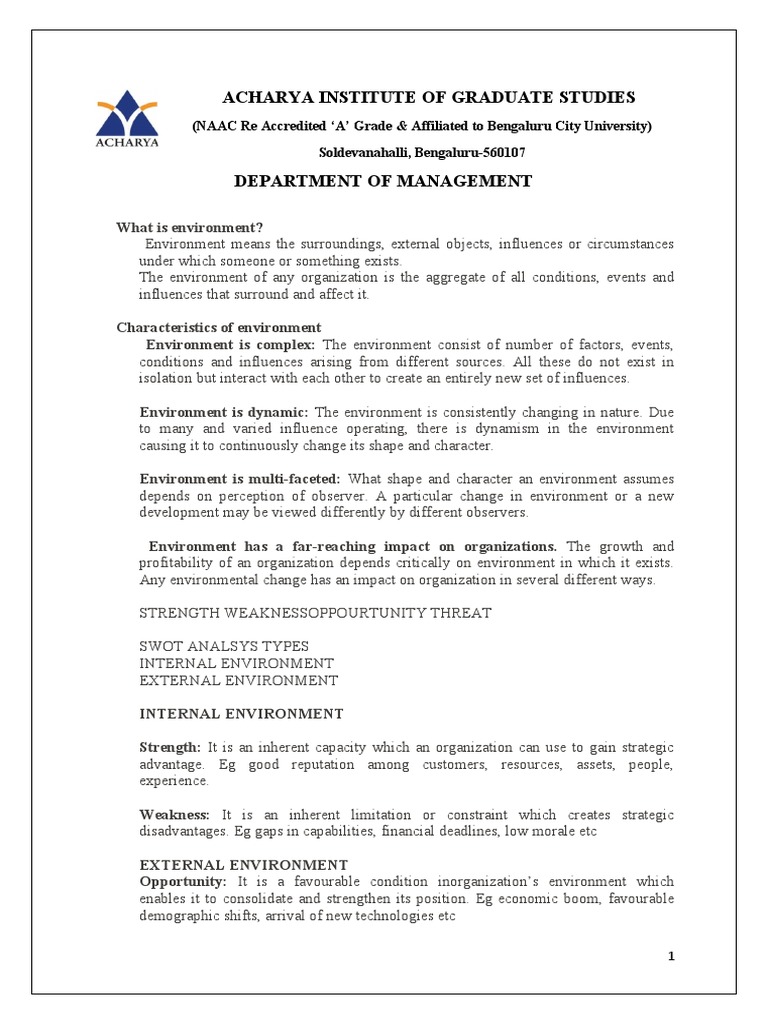Unit 2 Environmental Appraisal - Lecture Notes. 16856963827191 | PDF ...
