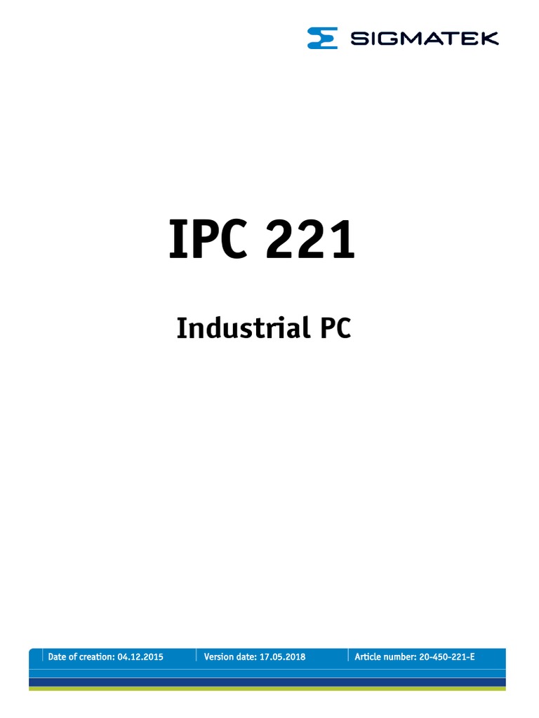 IPC 221 Eng | PDF | Bit Rate | Booting