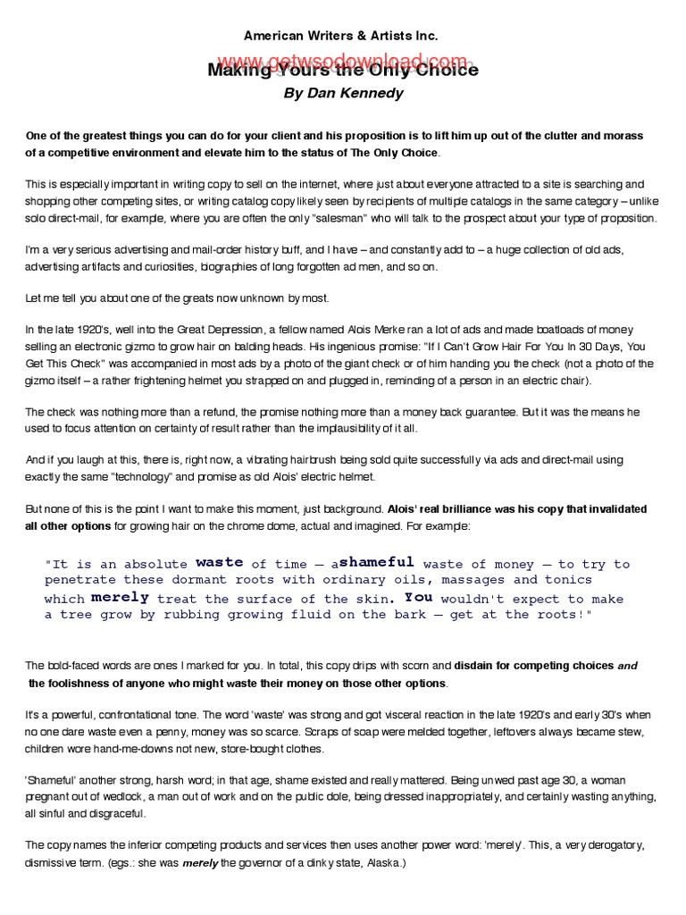 Daniel Throssell: Age and Insights | PDF | Copywriting | Marketing