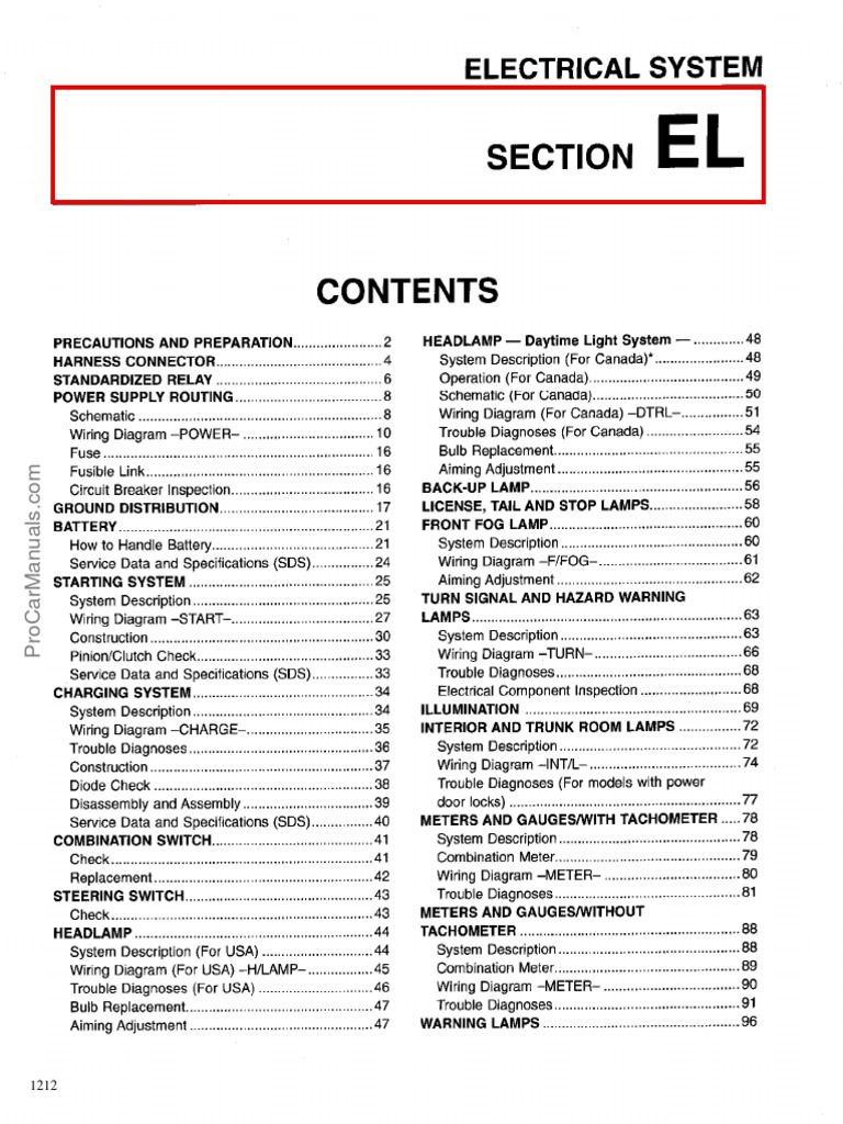 Electrical System | PDF | Nissan | Electric Vehicle Manufacturers