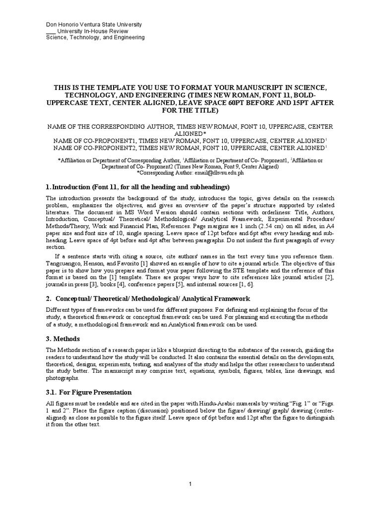 STE Manuscript Template For Proposal Paper3 | PDF | Relay | Paragraph