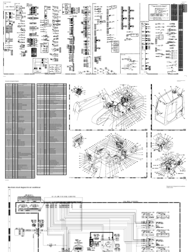 Esquema Eletrico Geral Pc200-8 | PDF | Relay | Mechanical Engineering