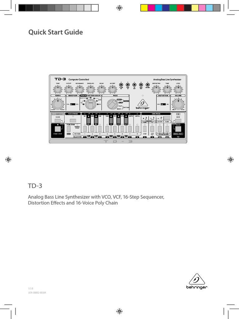 Behringer TD3 English | PDF | Ac Power Plugs And Sockets | Electrical Engineering