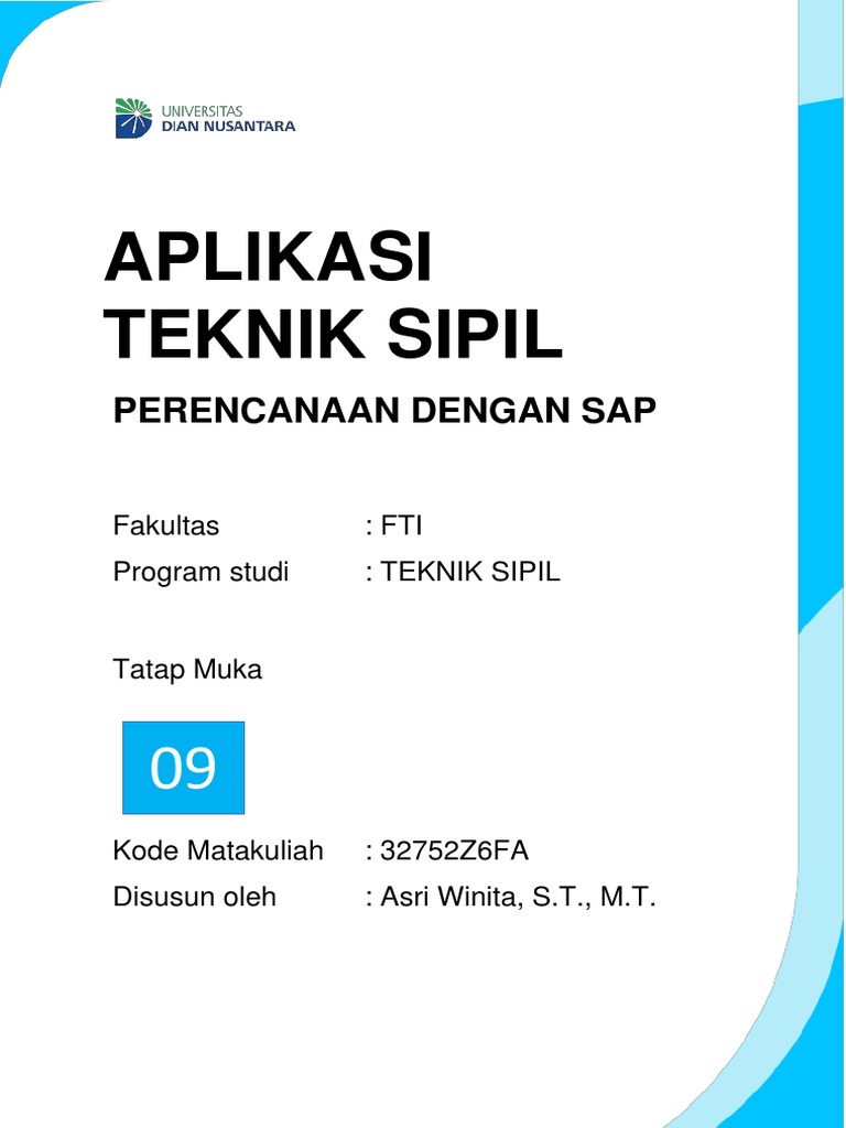 Modul 9 - Program SAP 2000 | PDF