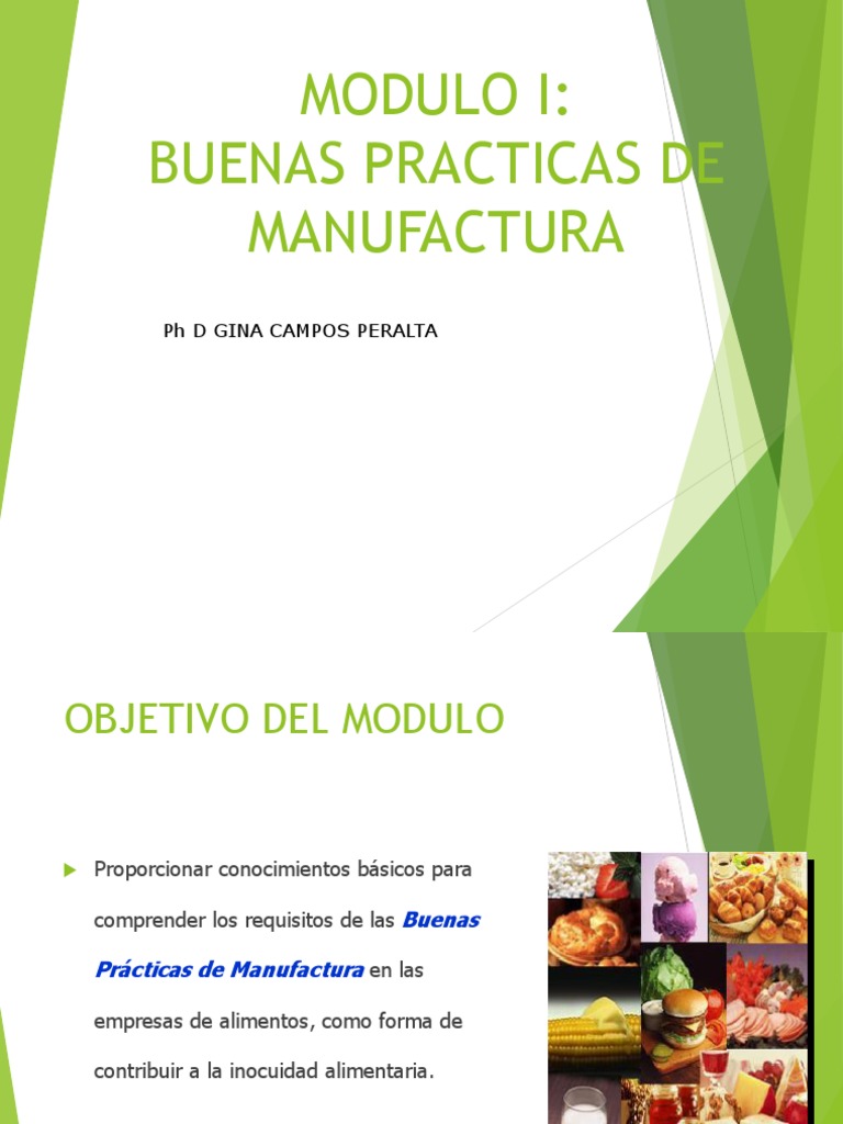 Buenas Practicas de Manufactura | PDF | Alimentos | Seguridad alimenticia