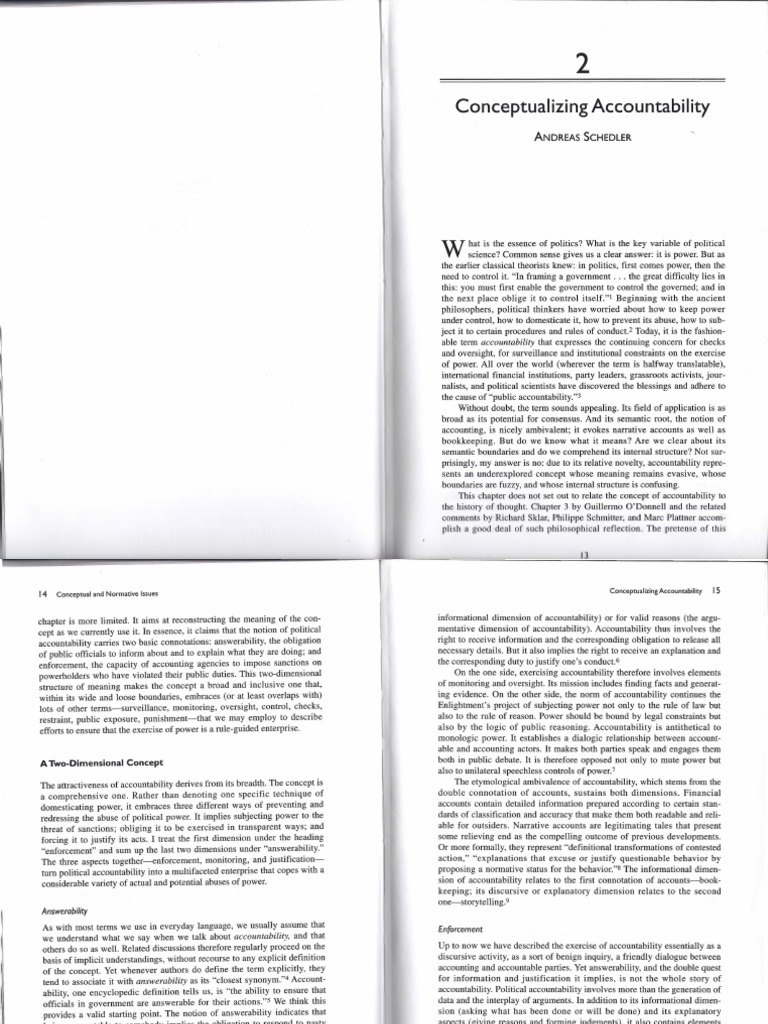 Understanding Political Accountability | PDF | Accountability | Power ...
