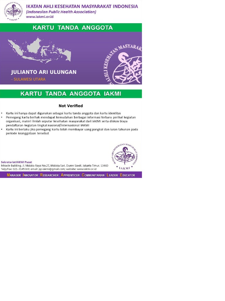 KTA - Julianto Ari Ulungan | PDF