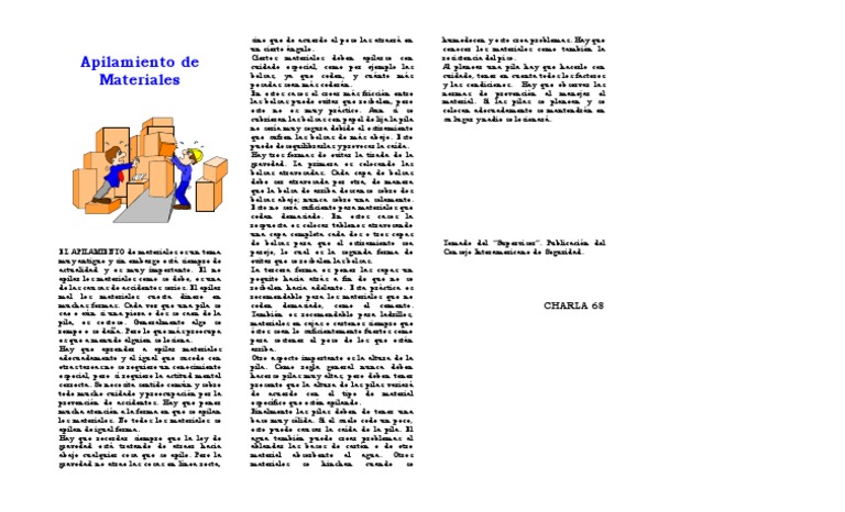 Apilamiento de Materiales | PDF