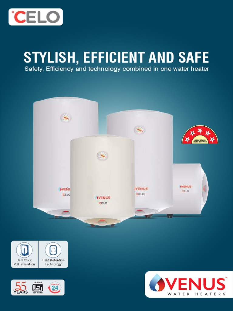 Venus Celo | Download Free PDF | Water Heating | Corrosion