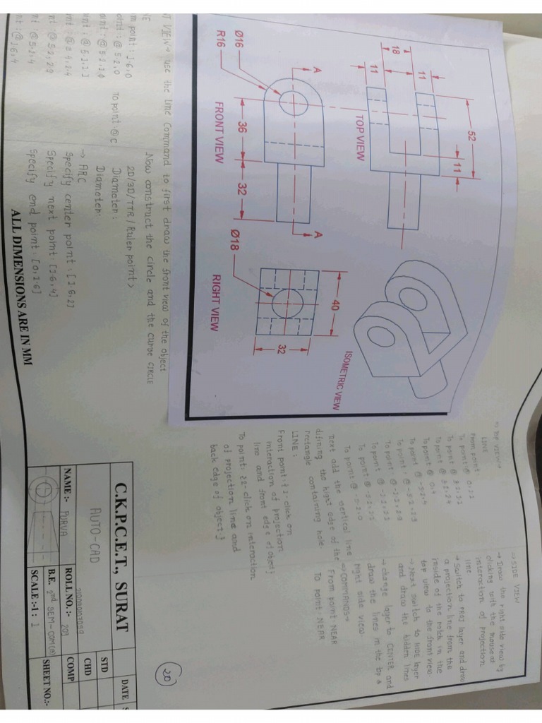 AutoCAD Sheet For Reference-1 | PDF