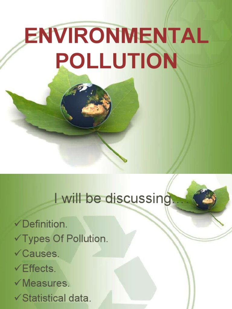 Understanding Environmental Pollution | PDF | Water Pollution | Waste