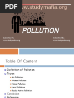 Types of Pollution PPT | PDF | Pollution | Water Pollution