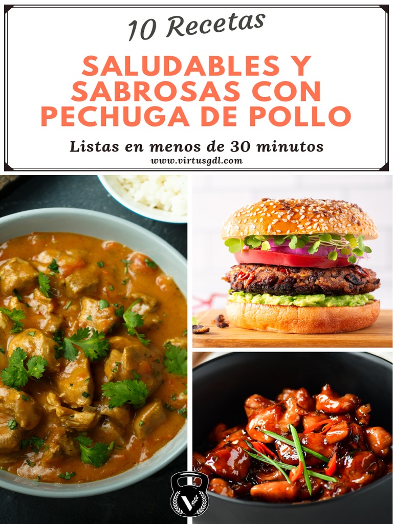 eBook - Recetas de Pollo Saludables | PDF | Alimentos | Nutrición