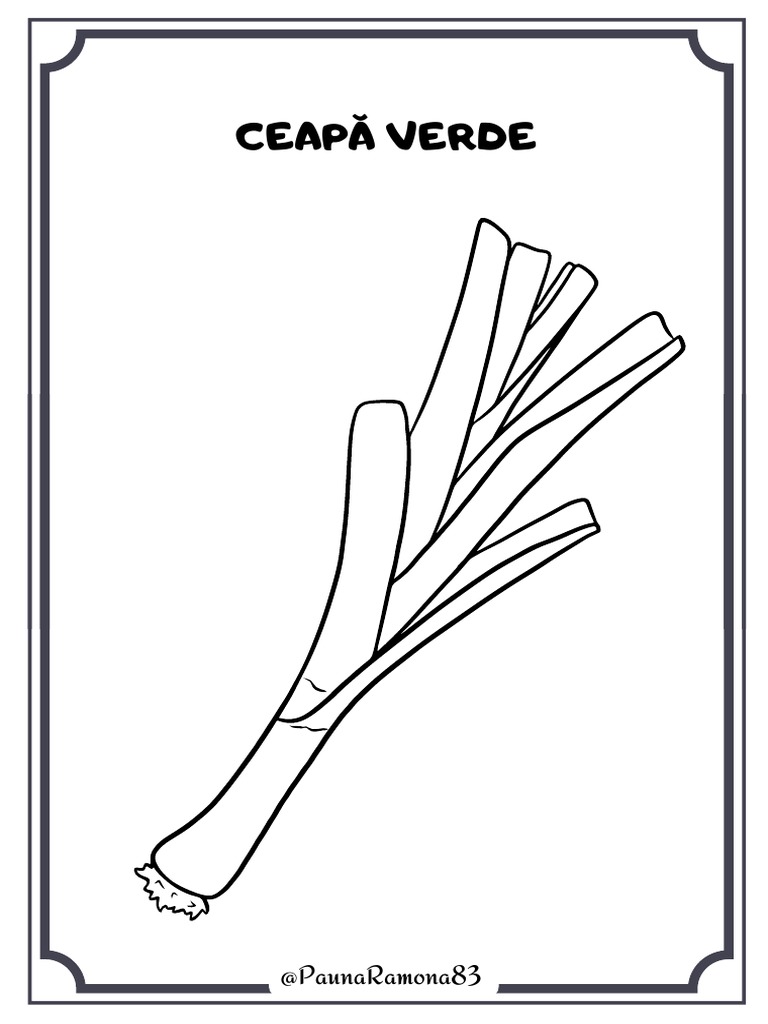 Legume Timpurii De Colorat Pdf
