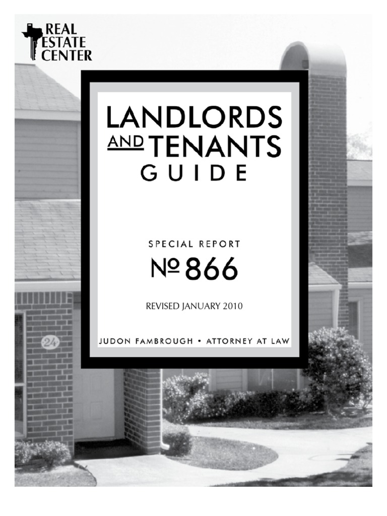 Landlords & Tenants Guide | PDF | Leasehold Estate | Landlord