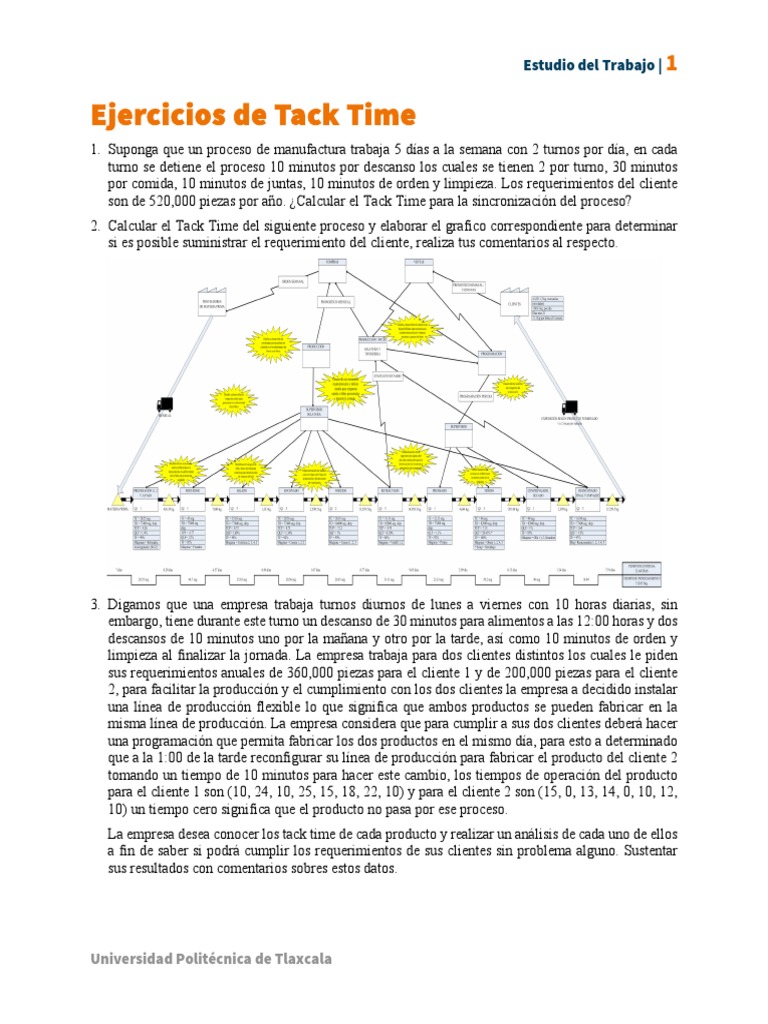 Ejercicios Tack Time | PDF