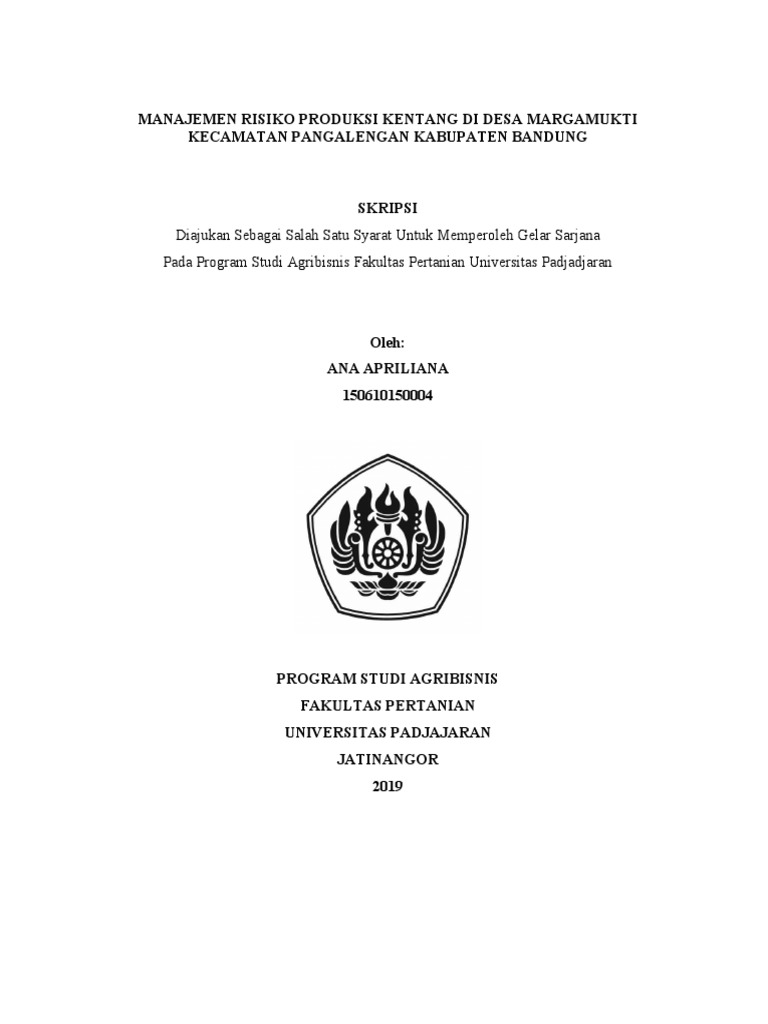 Ana Apriliana 150610150004 Revisi 2 Bab4 | PDF