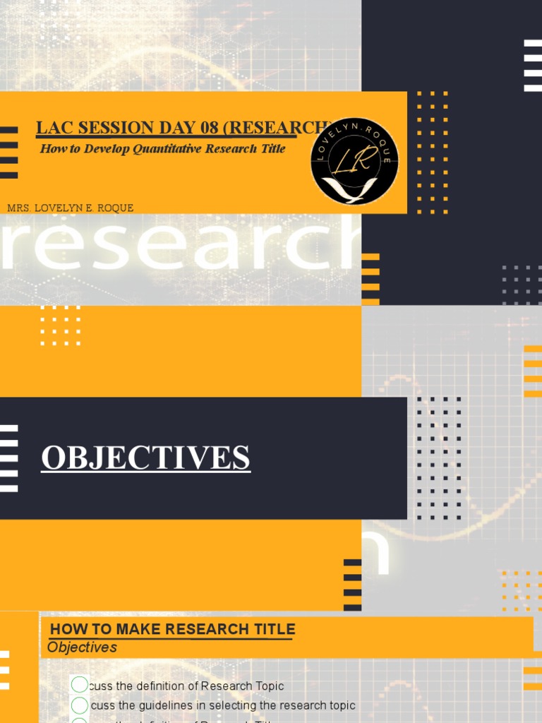 PPT #6 - Research Topic Title | Download Free PDF | Marketing ...