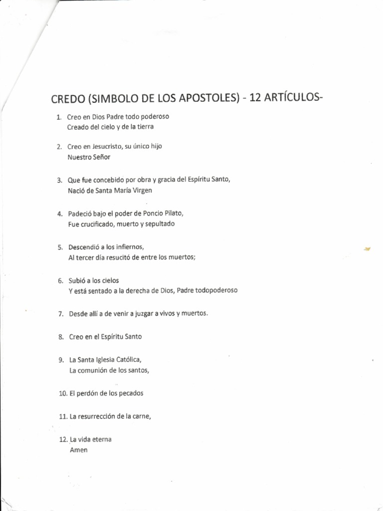 12 Artículos CREDO | PDF