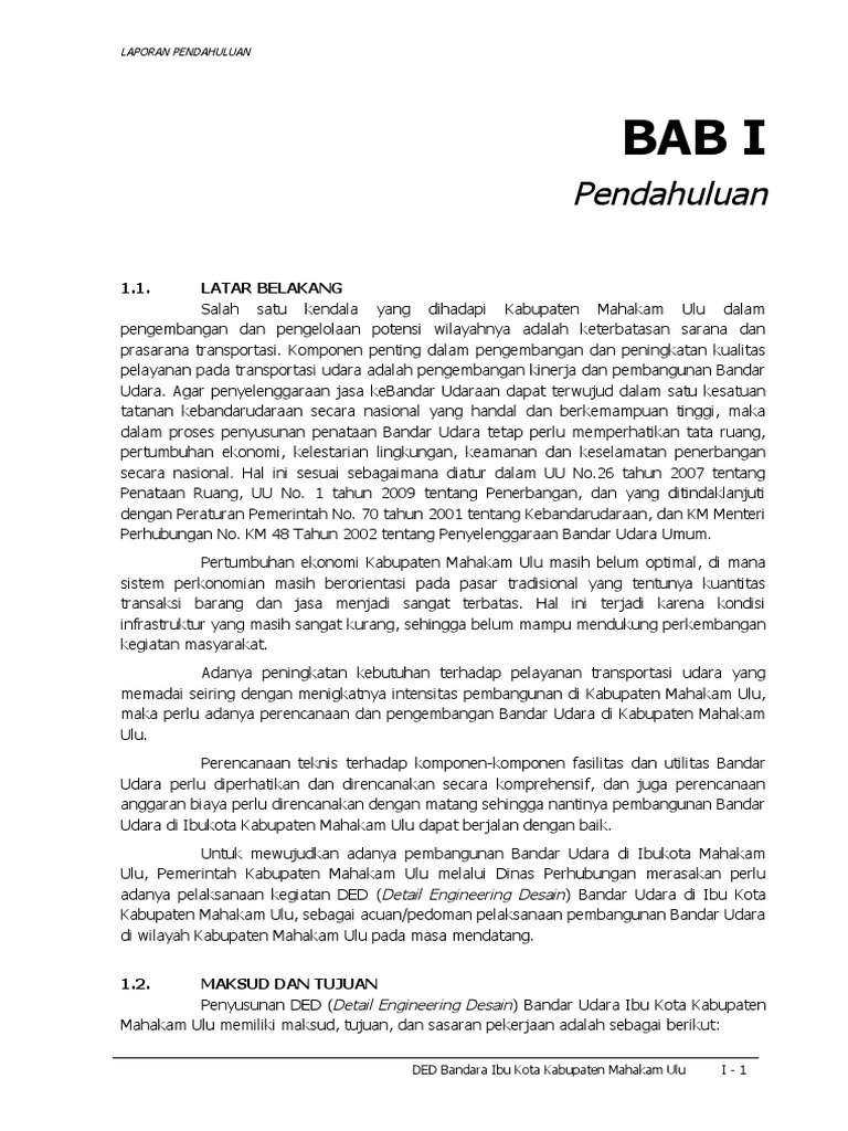 Bab 1 Lapda - Pendahuluan RTT | PDF