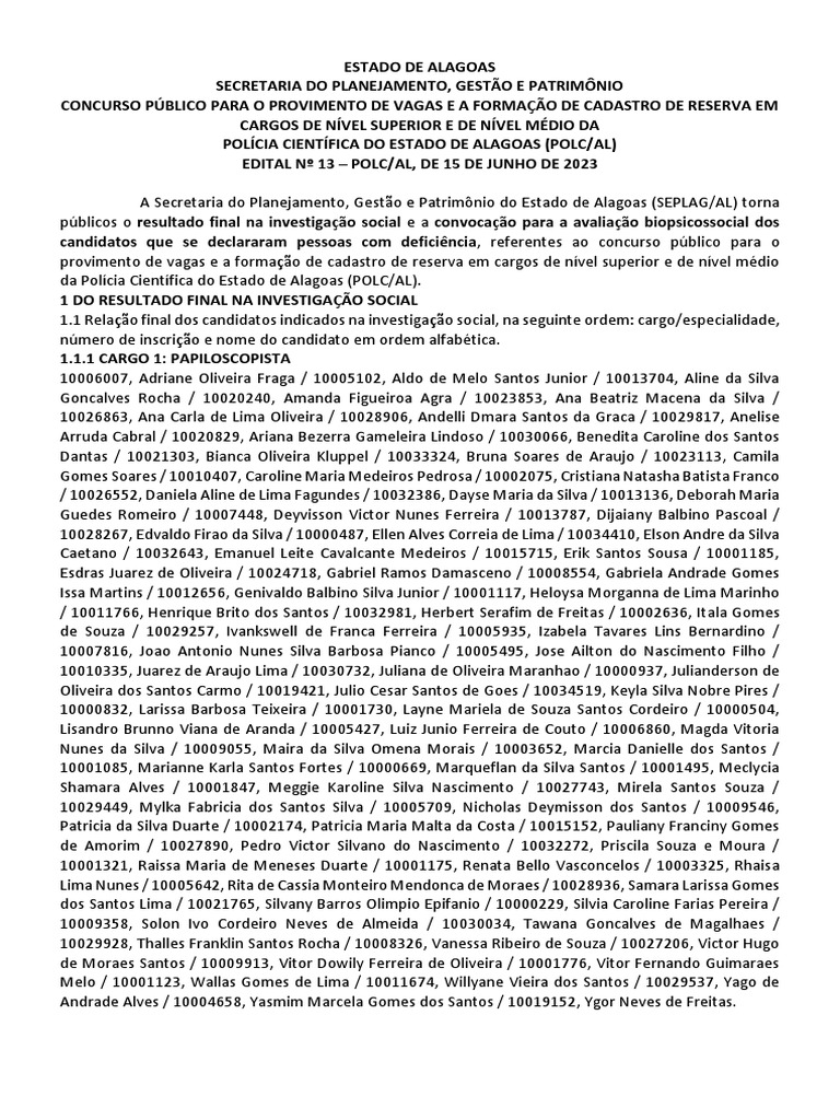 Ed 13 Polc Al 2022 Res Final Is Conv Bio | PDF