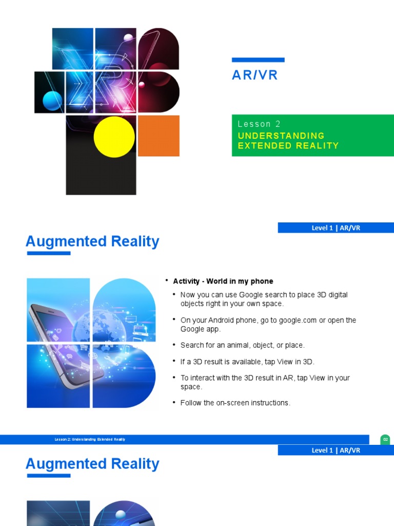 Understanding Extended Reality in AR/VR | PDF | Augmented Reality ...