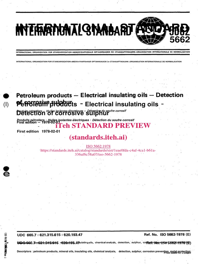 Iso 5662 | PDF | Corrosion | Solvent