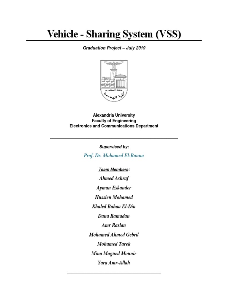 Graduation Project - VSS | PDF | Bluetooth | Mobile App