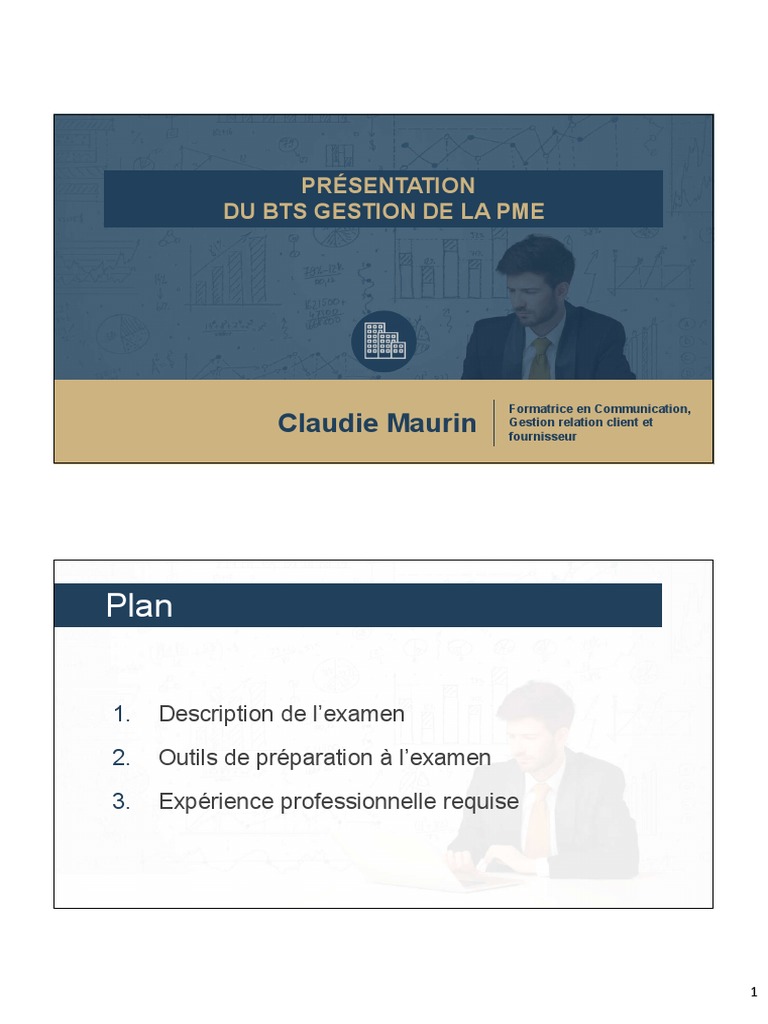 Presentation Bts Gpme Epreuves | PDF | Facilitateur | Business