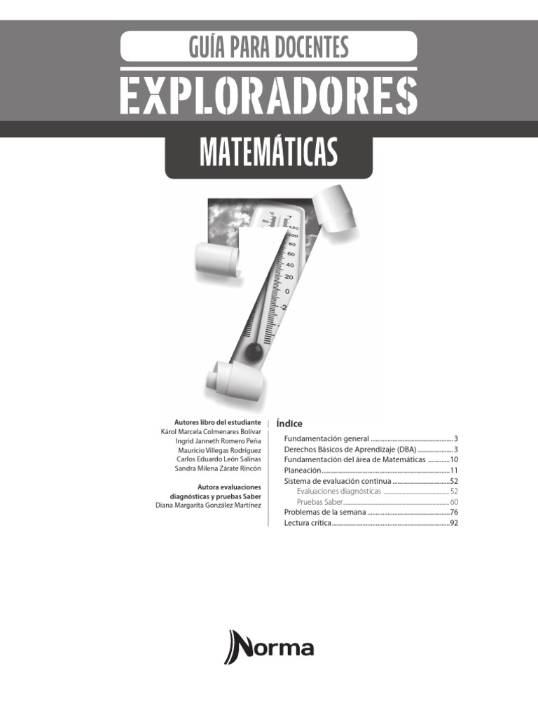 Exp Mat07 Doc | PDF | Números | Evaluación