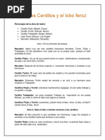 Los Tres Cerditos (Obra de Teatro) | PDF
