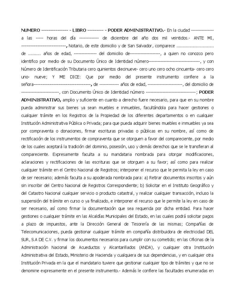 Modelo de Poder Administrativo. | PDF | Justicia | Crimen y violencia