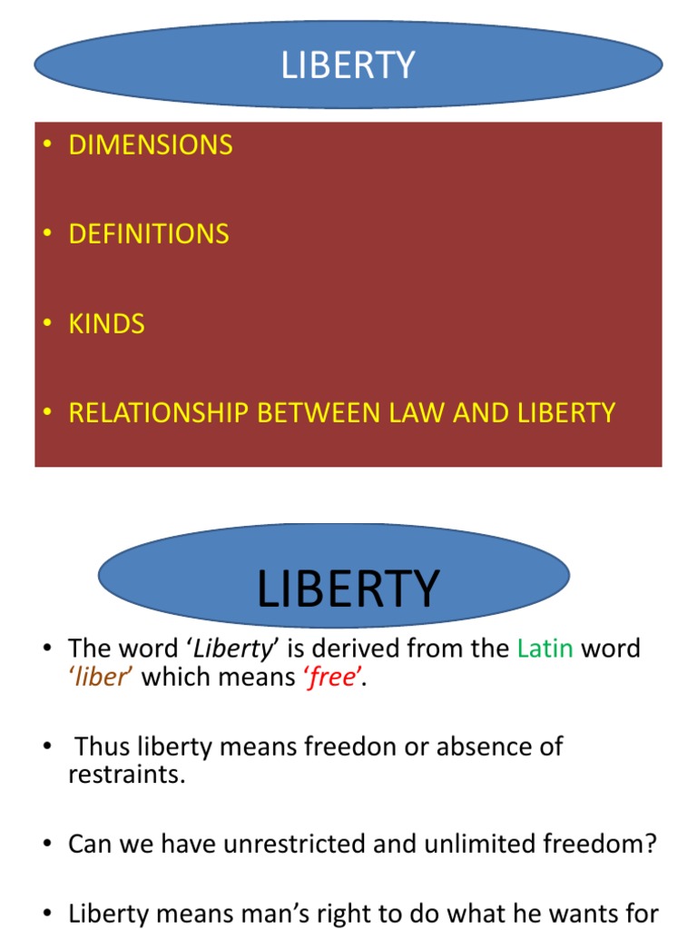 Liberty | PDF | Liberty | Rights